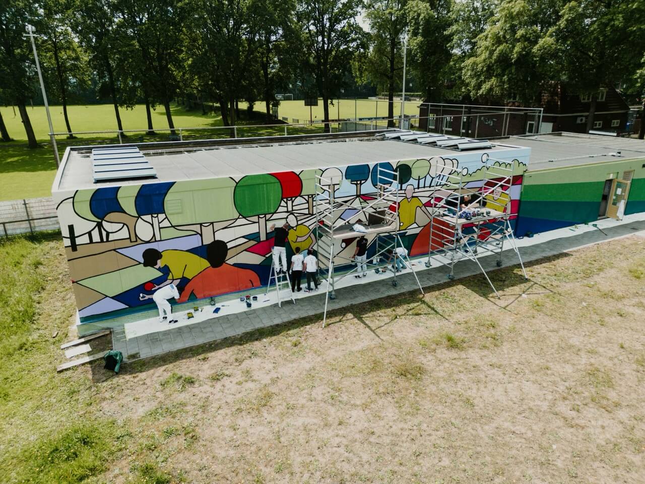 Urban Art als ode aan sport, cultuur en gezondheid